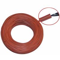 China Carbon Fiber Silicone Insulated Underfloor Heating Cable 12K 33ohm Heating Blanket Wire for sale
