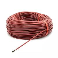 China Carbon Fiber Silicone Insulated Underfloor Heating Cable 12K 33ohm Heating Blanket Wire for sale