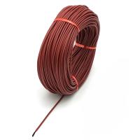 China Carbon Fiber Silicone Insulated Underfloor Heating Cable 12K 33ohm Heating Blanket Wire for sale