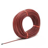 China Carbon Fiber Silicone Insulated Underfloor Heating Cable 12K 33ohm Heating Blanket Wire for sale