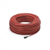 China Electric Blankets Melting Heating Cable Carbon Fiber Silicone Rubber Insulated 18K 20ohm for sale