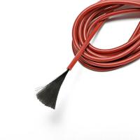 China Electric Blankets Melting Heating Cable Carbon Fiber Silicone Rubber Insulated 18K 20ohm for sale