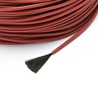China Electric Blankets Melting Heating Cable Carbon Fiber Silicone Rubber Insulated 18K 20ohm for sale