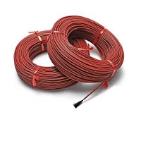 China Electric Blankets Melting Heating Cable Carbon Fiber Silicone Rubber Insulated 18K 20ohm for sale