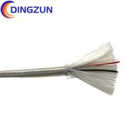 China 2core Silver Copper Shielded Transparent Sensor Cable for sale