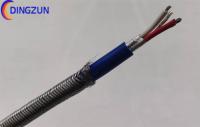 China Heavy Duty Type K Steel Braided Thermocouple Cable for sale
