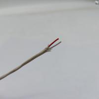 China High Temperature Cable Glassfiber Braiding 1 Pair 60V Cable for sale
