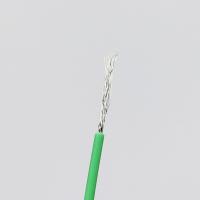 China 20AWG PFA Insulated Tinned Copper Cable Green for sale
