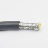 China Dingzun 14-core Tinned Copper Silicone Insulated Silver-plated Copper Shielded Cable (14*1mm² Yellow Core Black Sheath) for sale