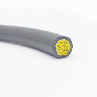 China Dingzun 14-core Tinned Copper Silicone Insulated Silver-plated Copper Shielded Cable (14*1mm² Yellow Core Black Sheath) for sale