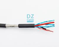 China Custom Industrial Cable – Multicore + Multipair Shielded TPV Cable 4 Pairs + 2 Cores for sale