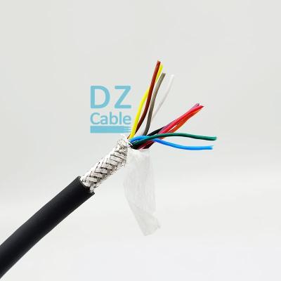 China High Temperature Cable 5 Pair 500V FEP TPE Shielded Cable | SPC/FEP/SPCWB/TPE 5x2x0.12mm² for sale
