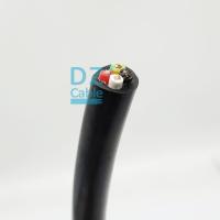 China Flexible Multicore Cable 4core Copper Silicone Unscreened Cable CU/SiR/SiR 4G4 for sale