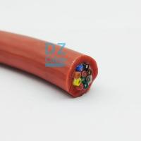 China Flexible Silicone Red Unshielded Cable Multicore Cables TC/SiR/SiR 10x1.5 Rated 300/500V for sale