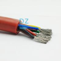 China Flexible Silicone Red Unshielded Cable Multicore Cables TC/SiR/SiR 10x1.5 Rated 300/500V for sale