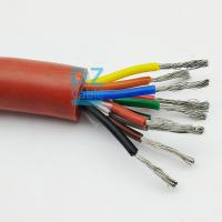 China Flexible Silicone Red Unshielded Cable Multicore Cables TC/SiR/SiR 10x1.5 Rated 300/500V for sale