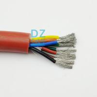 China Flexible Silicone Red Unshielded Cable Multicore Cables TC/SiR/SiR 10x1.5 Rated 300/500V for sale