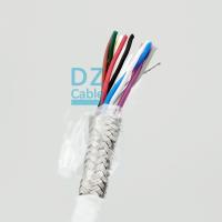 China 6 Pair 24AWG Multi-Pair Signal Cable with TCWB Tinned Copper Braid Screen and Silicone Rubber Sheath for sale