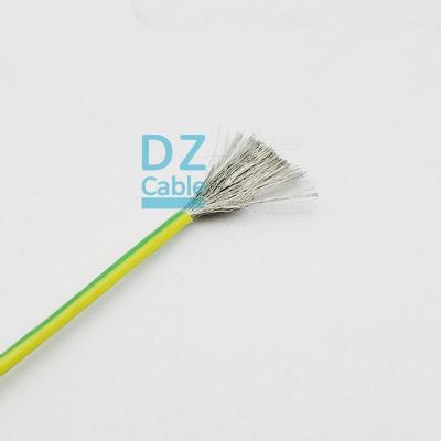 China Halogen-free Ground Cable with 250°C Continuous Operation and 450/750V Rated Voltage High Temperature PFA Wire for sale