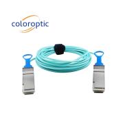 China 40G QSFP+ 3 - 100m Length AOC Active Optical Cable Infiniband QDR / DDR / SDR for sale