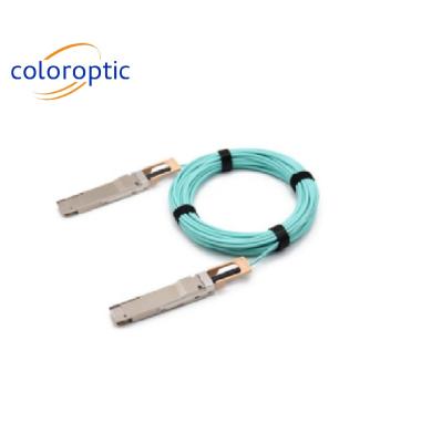China QSFP-DD 200G to QSFP-DD 200G AOC Cable 15m for 200GbE InfiniBand HDR Systems for sale