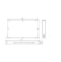 China 24 Channel DWDM Passive Optical Multiplexer / Demultiplexer 1RU Rack for sale
