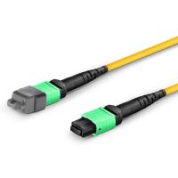 China Passive Optical MTP Patch Cord Single Mode 8 Fiber 1M-50M Length for sale