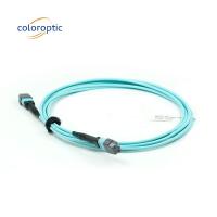 China Passive Optical MTP Patch Cord Single Mode 8 Fiber 1M-50M Length for sale