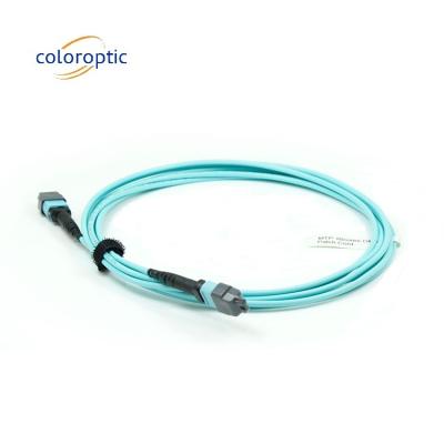 China Passive Optical MTP Patch Cord Single Mode 8 Fiber 1M-50M Length for sale