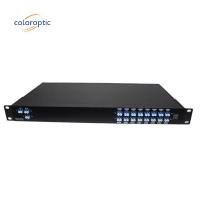 China 40 Channel DWDM AAWG Single Fiber WDM System Low Insertion Loss LC Connector for sale