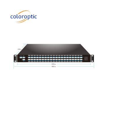 China 40CH DWDM Mux Demux C21-C60 Passive Dual Fiber with 1310nm Port LC/UPC for sale