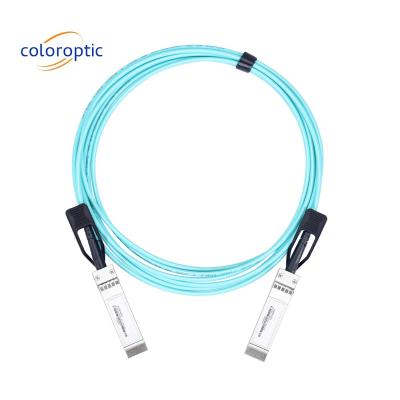 China 25G SFP28 AOC DAC Cable 3.3V 70m OM3 100m OM4 for InfiniBand EDR Applications for sale