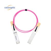 China 100G QSFP28 Active Optical Cable AOC 1m to 70m for Data Center 100GbE for sale