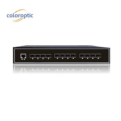 China Industrial Managed 10GE Ethernet Switch 8 SFP Ports 4 10GE SFP+ 240Gbps for sale