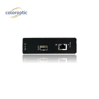 China 10GE PoE Switch CO-1X1CP IEEE802.3bt 71.3W Extend IP Ethernet Transmission 100m for sale