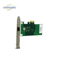 China Gigabit Infiniband PCIe Card Single Port SFP Optical NIC Intel I350AM2 1W for sale