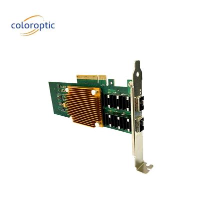 China Dual Port 25G SFP28 PCIe Network Card Intel XXV710 Based Host Bus Adapter for sale