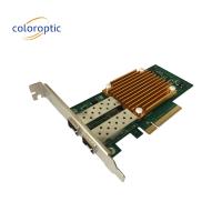 China 10G Dual Port Infiniband PCIe Card Optical NIC PCI Express 3.0 Network Adapter for sale