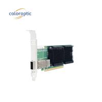 China PCIe X16 Network Single Port Ethernet Card Adapter QSFP28 100G Intel E810 for sale