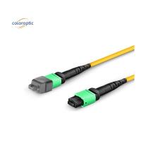 China Single Mode MPO Optical Cable OM3 Fiber Grade With PVC Jacket for sale