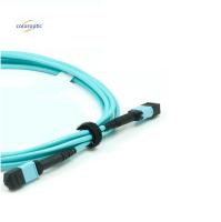 China 12 Core MPO Patch Cord G652D 0.2dB Insertion Loss -40C to 85C Storage for sale