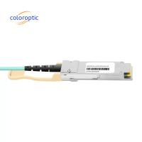 China Aluminum Alloy AOC DAC Cable 40G QSFP+ to 4x10G SFP+ 3m for Ethernet Links for sale