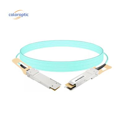 China QSFP28 100G AOC Active Optical Cable for Arista 100G Switches 3.3V Low Power for sale