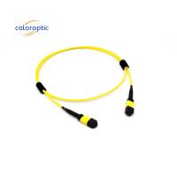 China MTP MPO Patch Cable Singlemode 12 Fiber Type B Female to Female APC 8° for sale