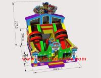 China Outdoor Paw Patrol Jumping Castle Adult Combo 6x8M Bouncer For Rental for sale