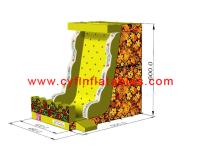 China Giant 0.55mm Pvc Inflatable Obstacle Activity Climbing Wall for sale
