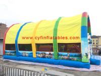 China Customized 6x12M Paw Patrol Jumping Castle Colorful Bouncer Combo With Roof for sale