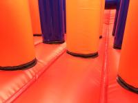 China 1000D Plato Inflated Fun Games 15x4M Blow Up Obstacle Course for sale