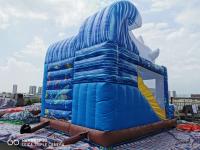 China Ocean Park Commerical Jumping Castle Bouncer Plato 0.55mm PVC Material for sale