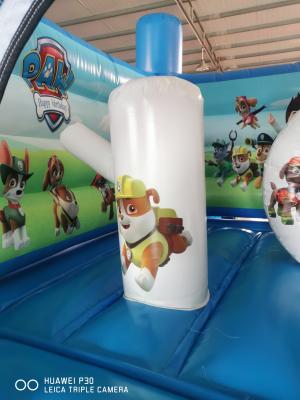 China Double Stitching Inflatable Bounce House Combo Paw Patrol Jumping Castle for sale